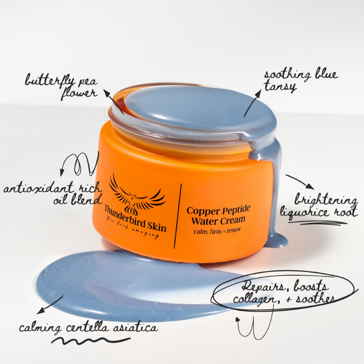 Copper Peptide Water Cream - CICA | PEPTIDES | 200mg HYALURONIC ACID ...